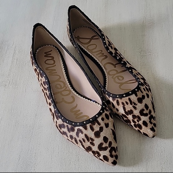 Sam Edelman | Shoes | Sam Edelman Rivera Leopard Print Ballet Flats ...